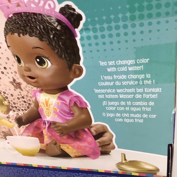 Hasbro | Toys | Baby Alive Tea N Sparkles Baby And Changing Tea Party ...
